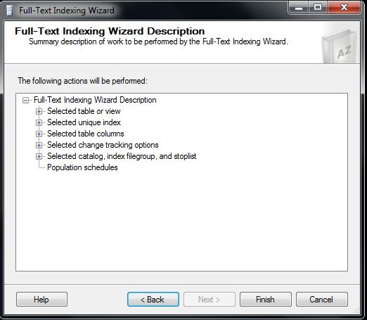 Full Text Indexing In Sql Server 2012